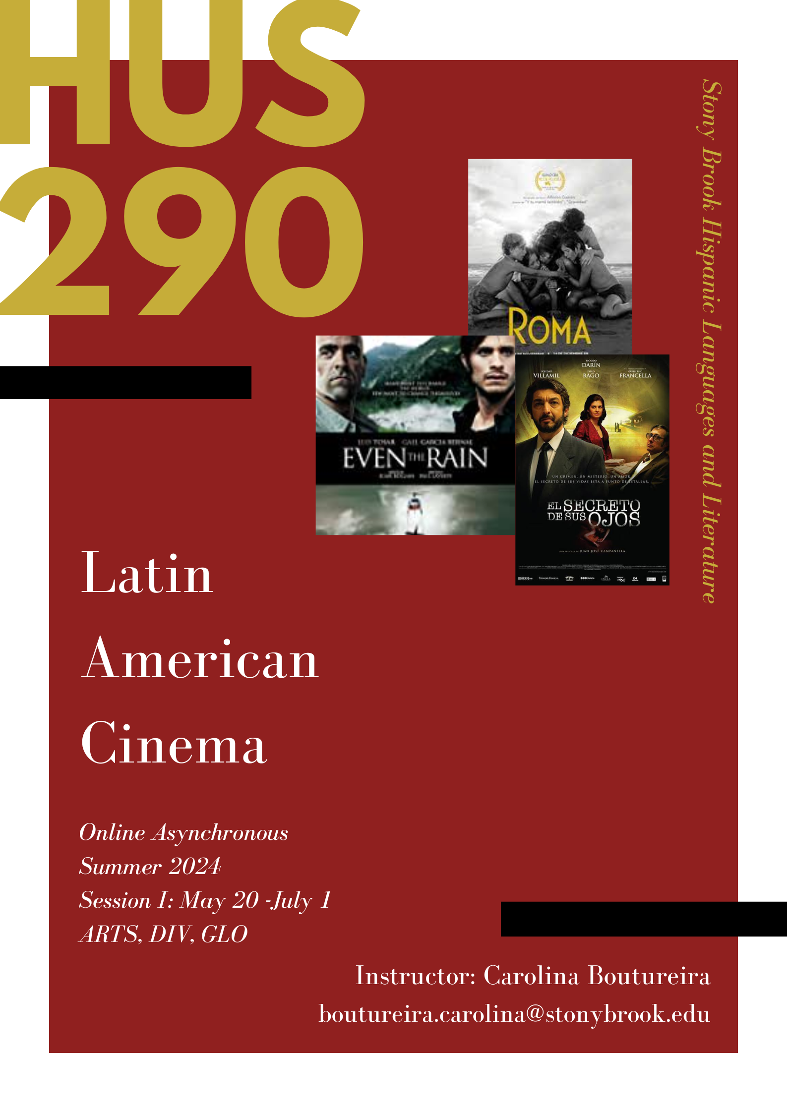 Current Courses | Hispanic Languages & Literature